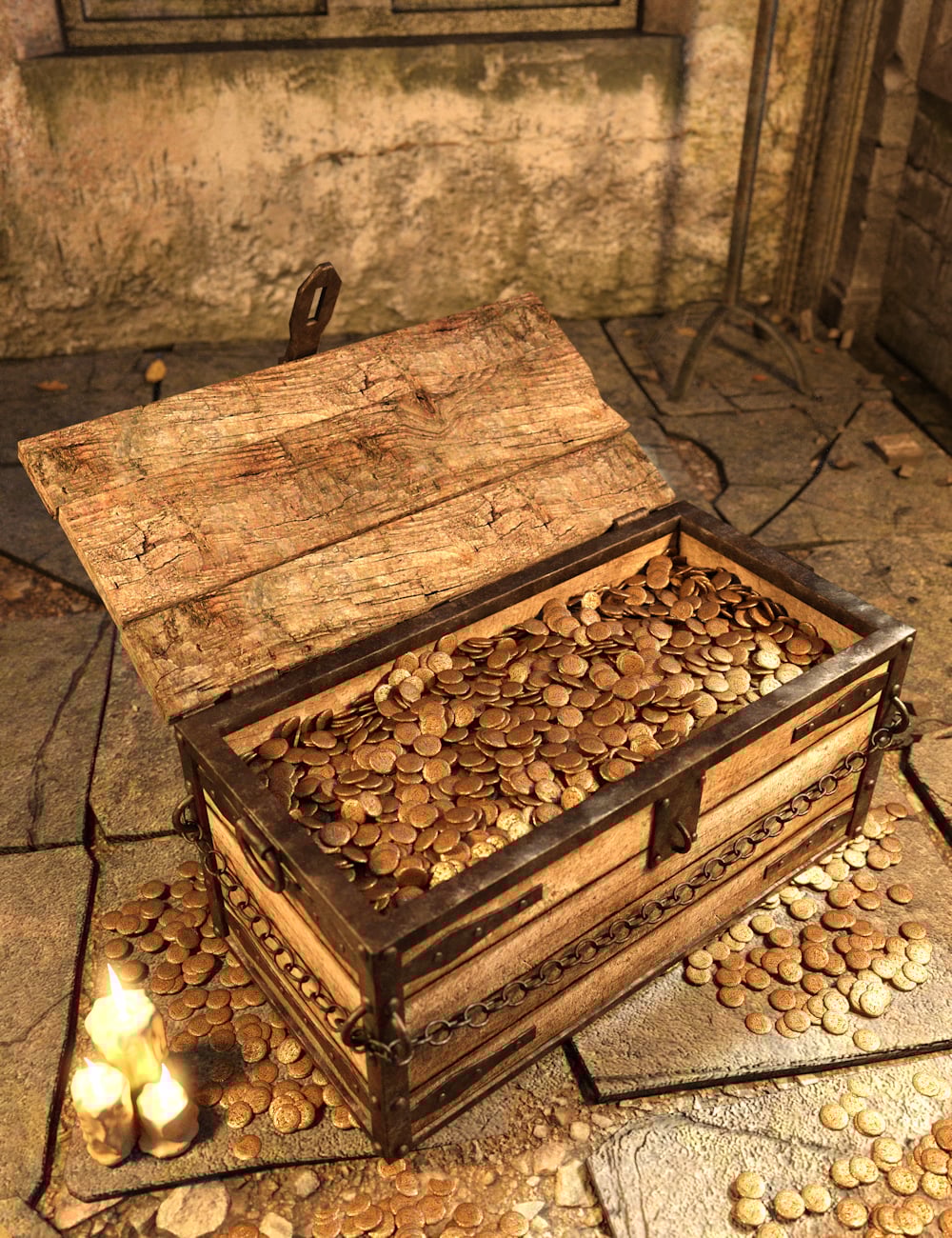 Medieval Chests 1 | Daz 3D