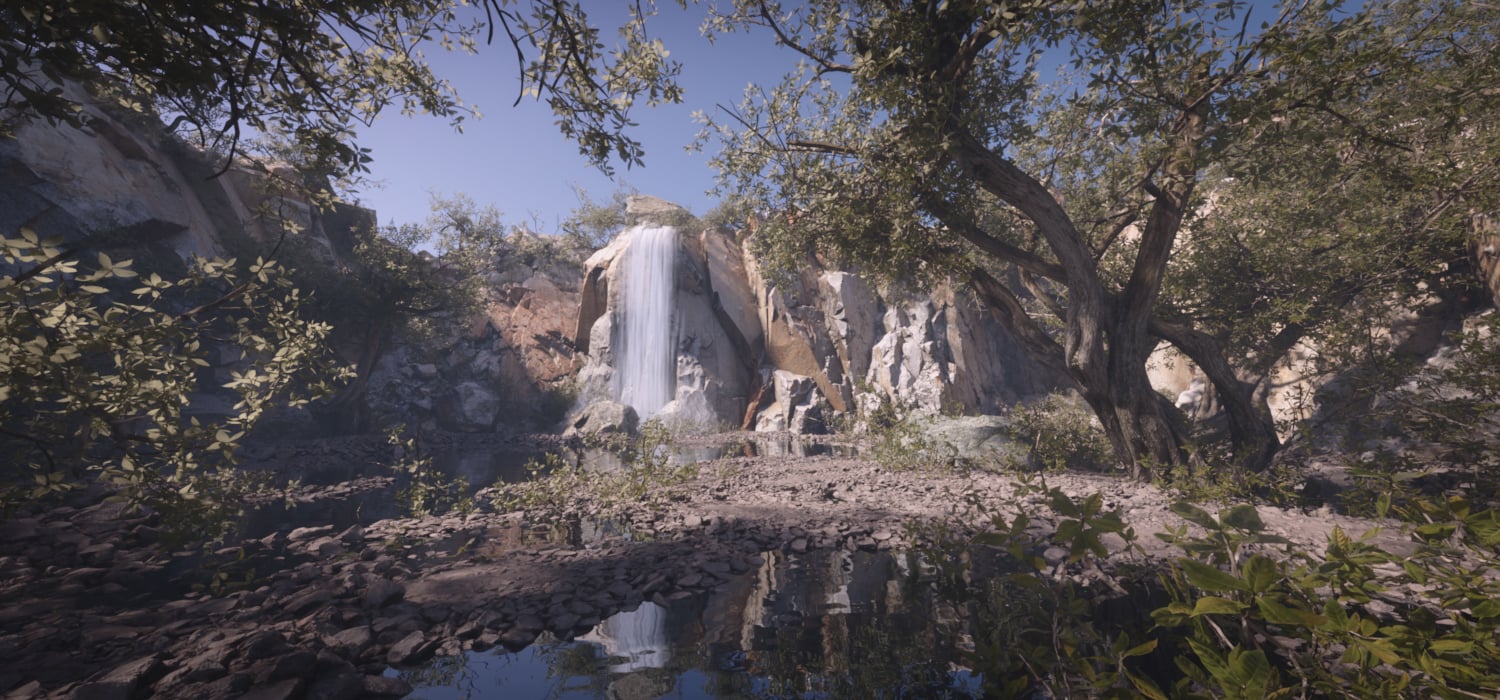 Hidden Waterfall | Daz 3D