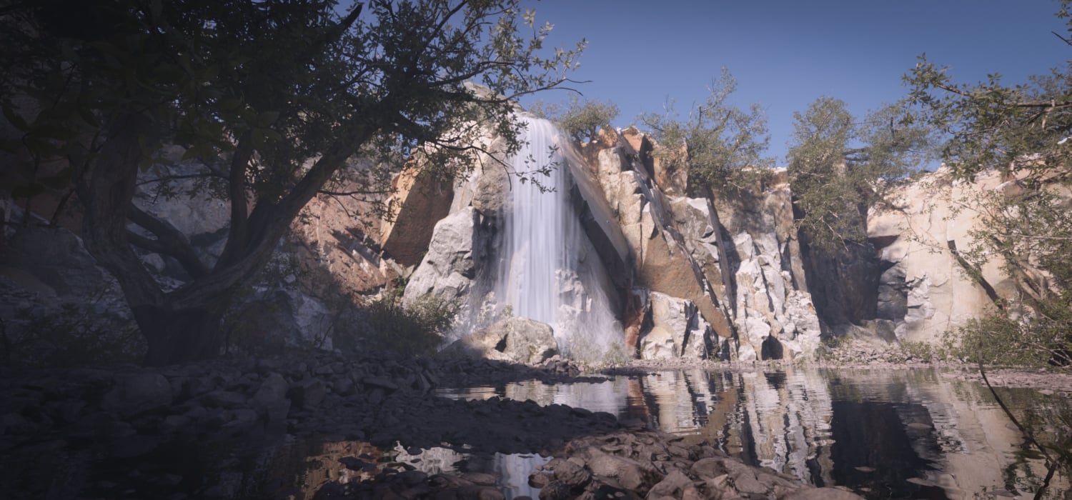 Hidden Waterfall | Daz 3D