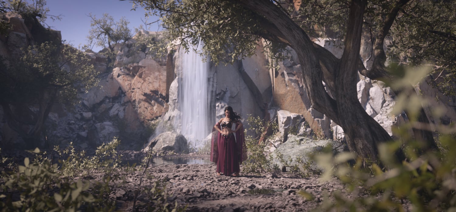 Hidden Waterfall | Daz 3D