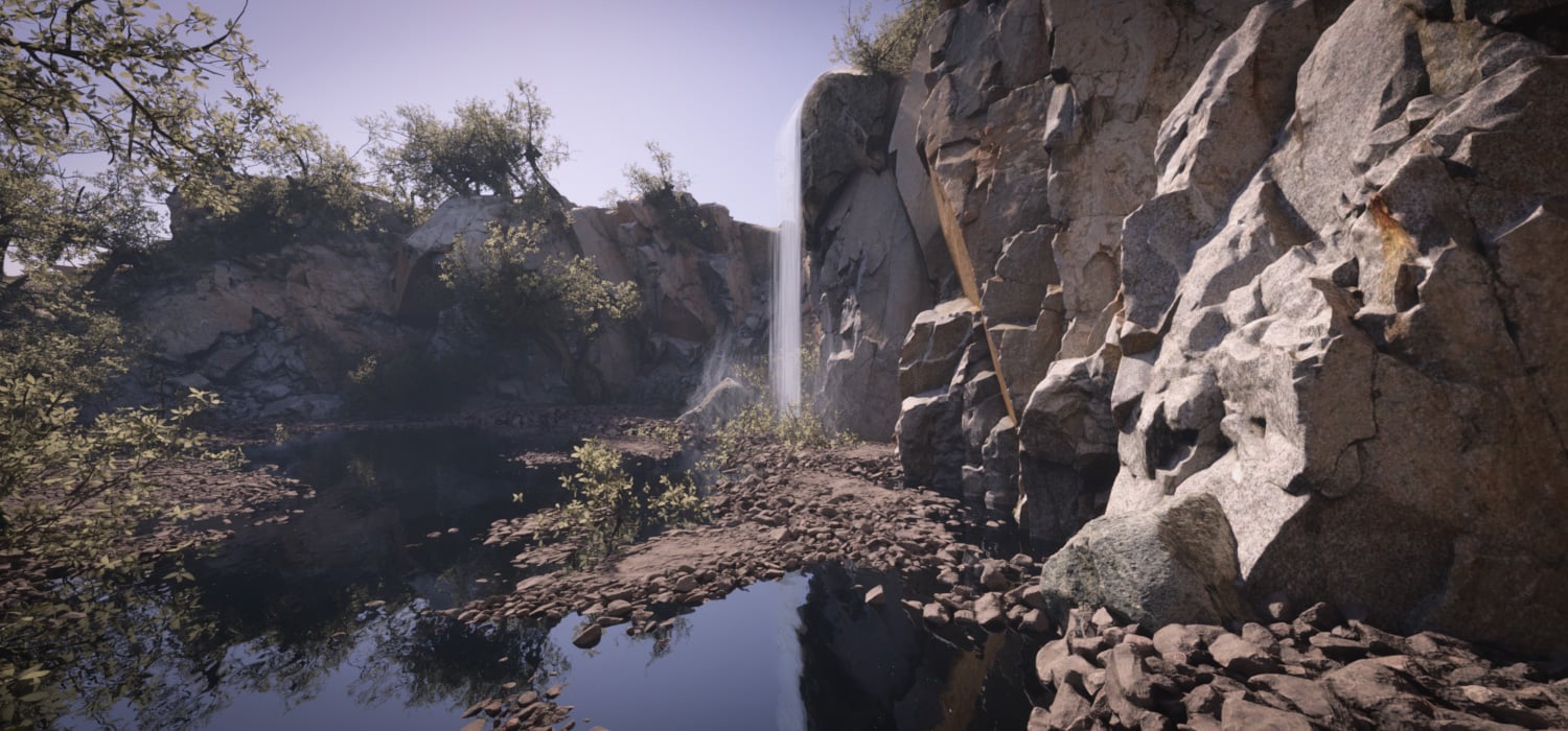 Hidden Waterfall | Daz 3D