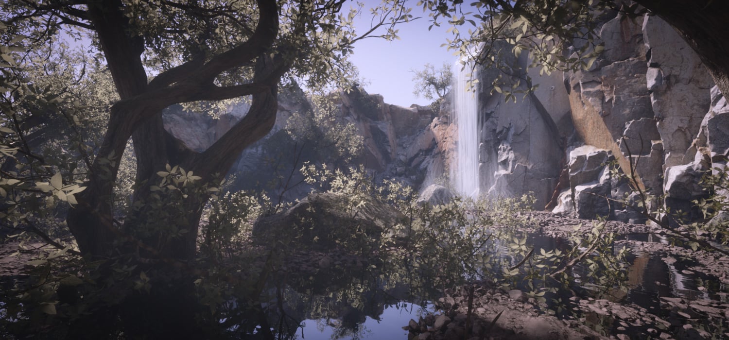 Hidden Waterfall | Daz 3D