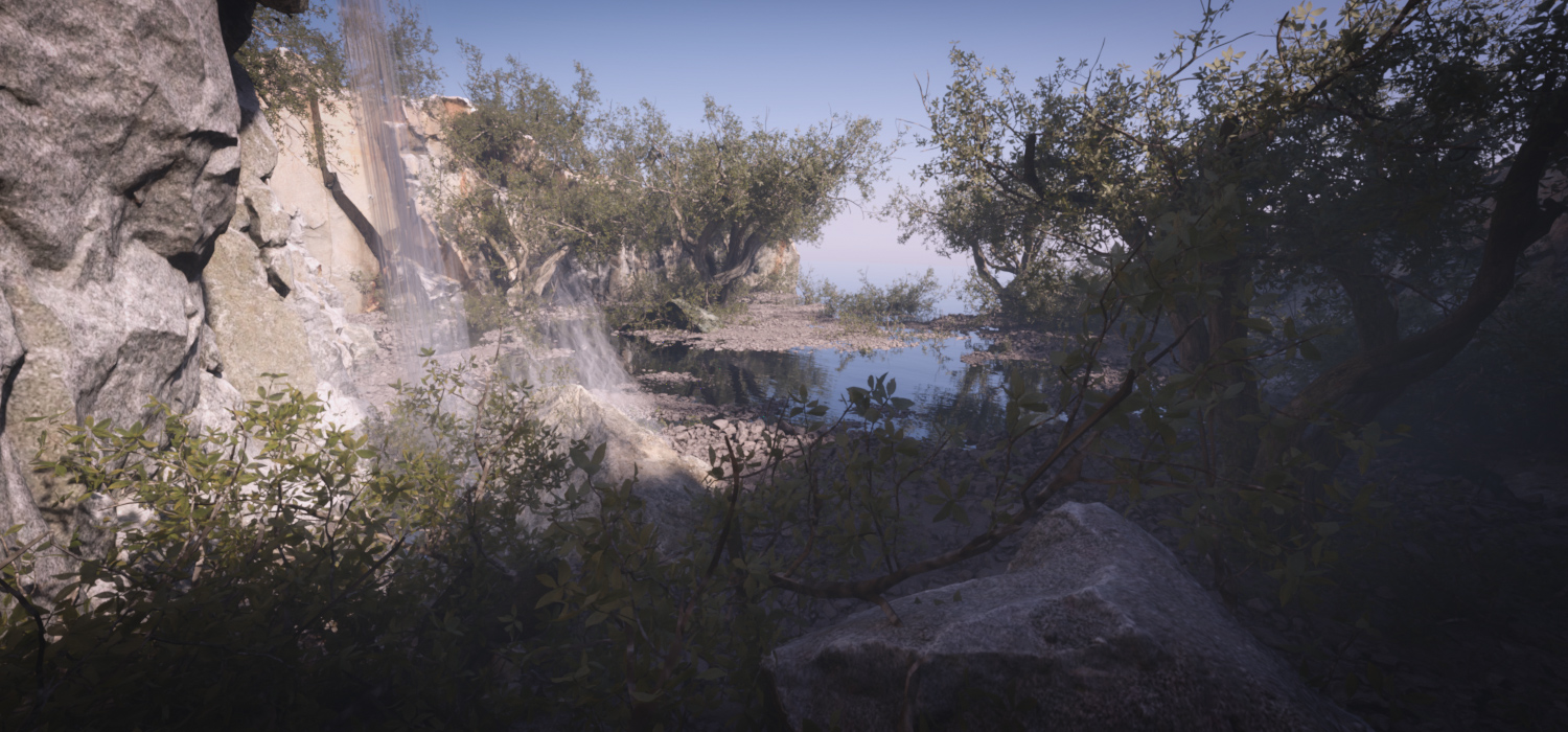 Hidden Waterfall | Daz 3D