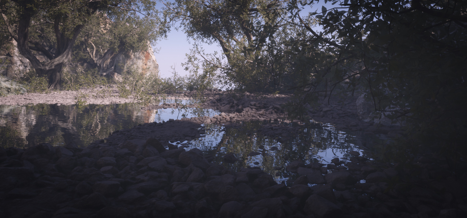 Hidden Waterfall | Daz 3D