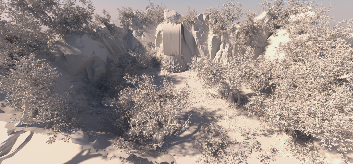 Hidden Waterfall | Daz 3D