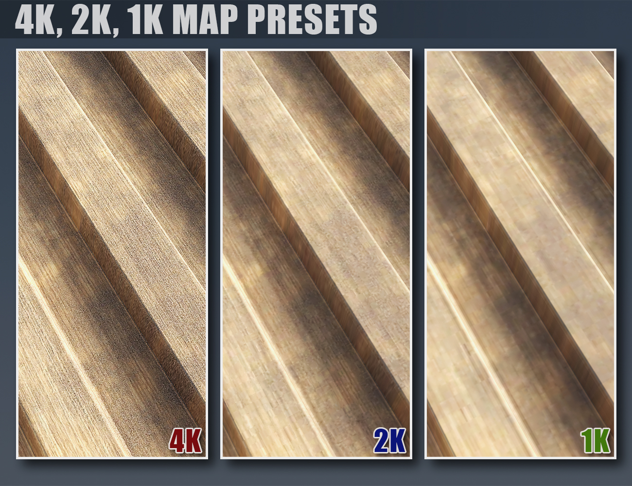 DD PBR Timber Slats Shaders for Iray | Daz 3D