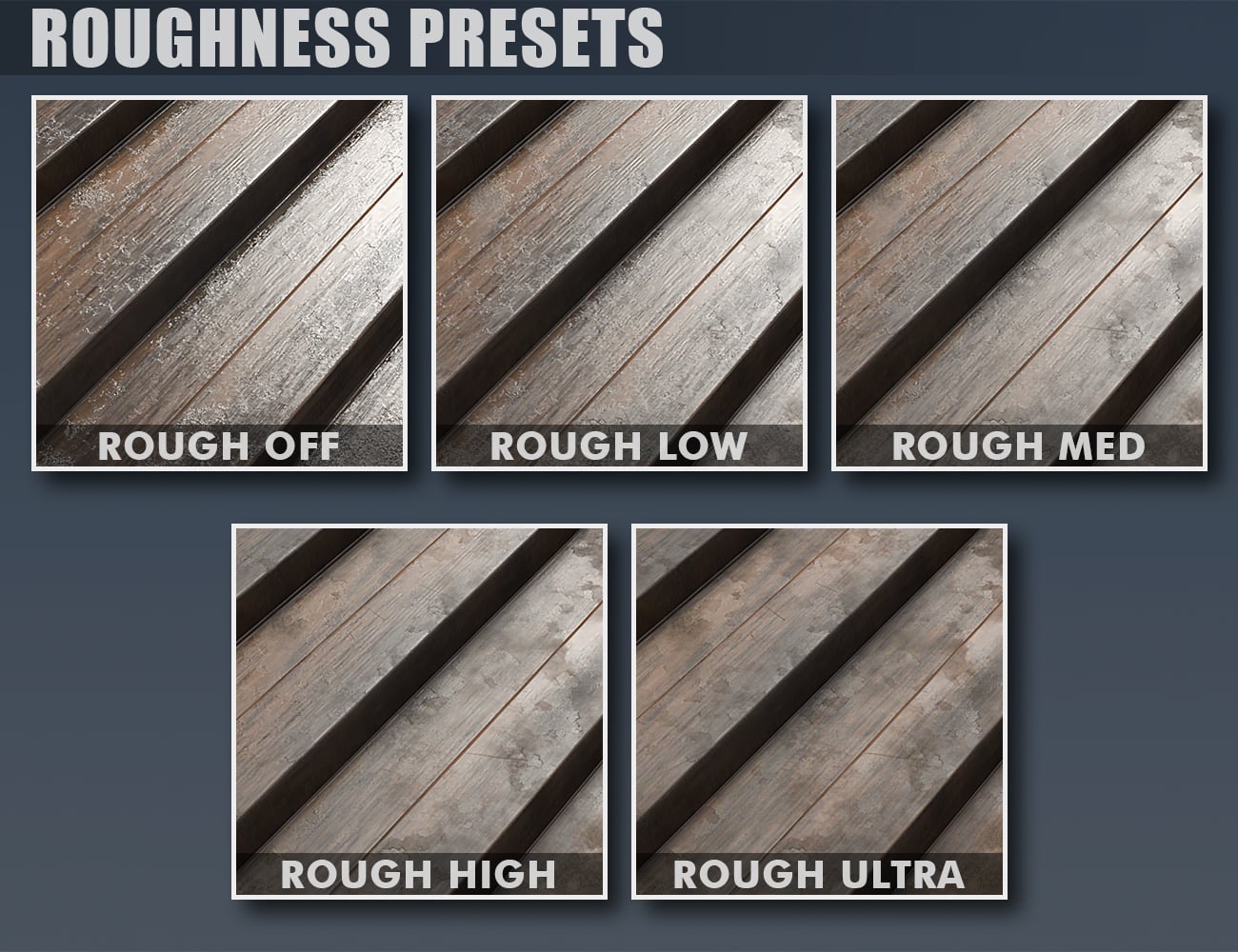 DD PBR Timber Slats Shaders for Iray | Daz 3D