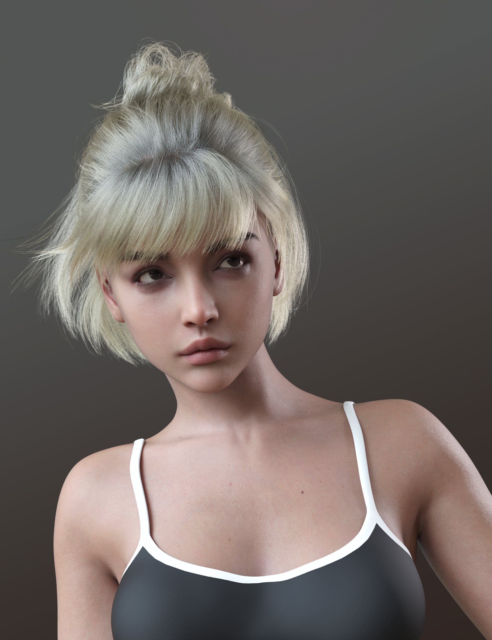 dForce Tuba Hair for Genesis 9 | Daz 3D