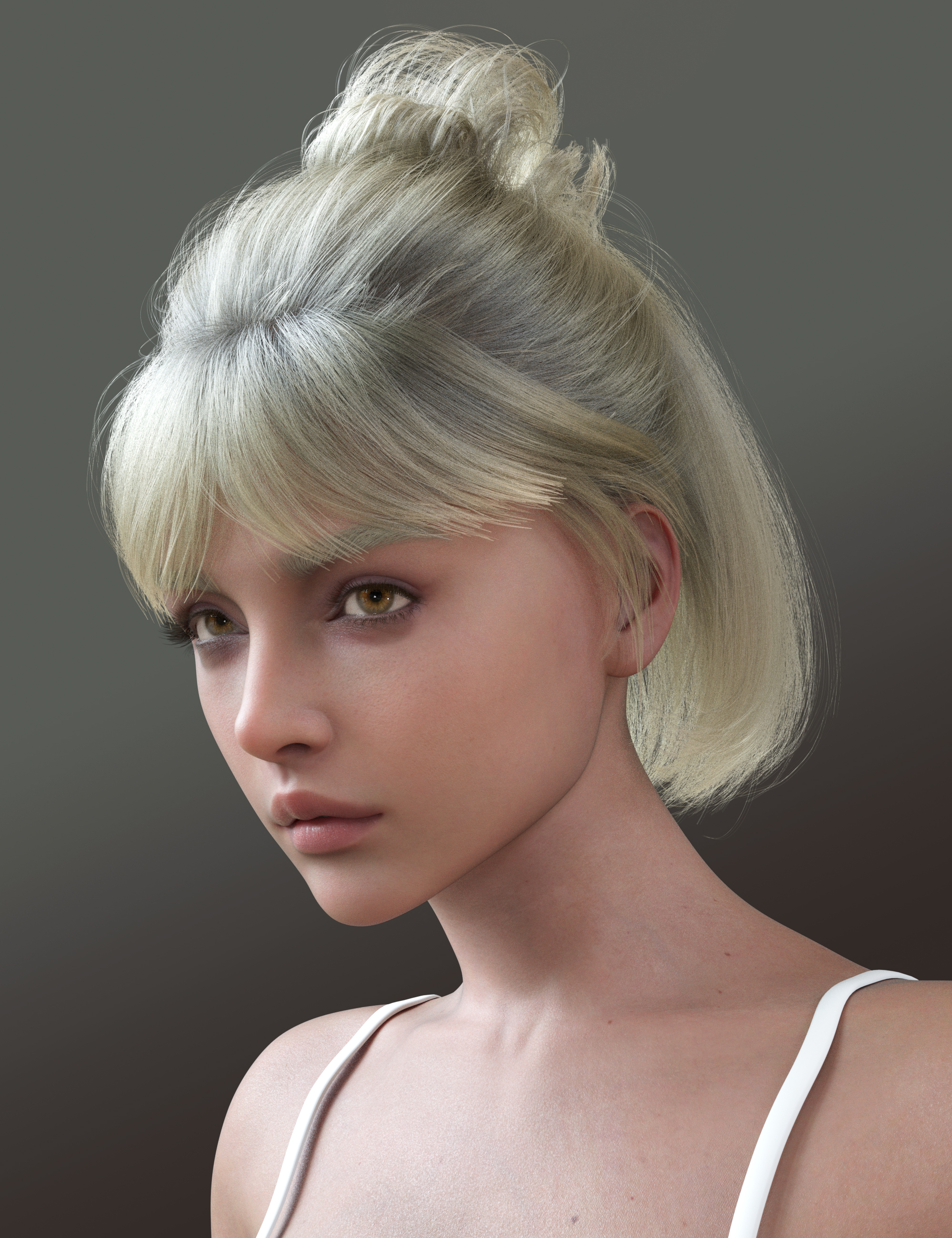 dForce Tuba Hair for Genesis 9 | Daz 3D