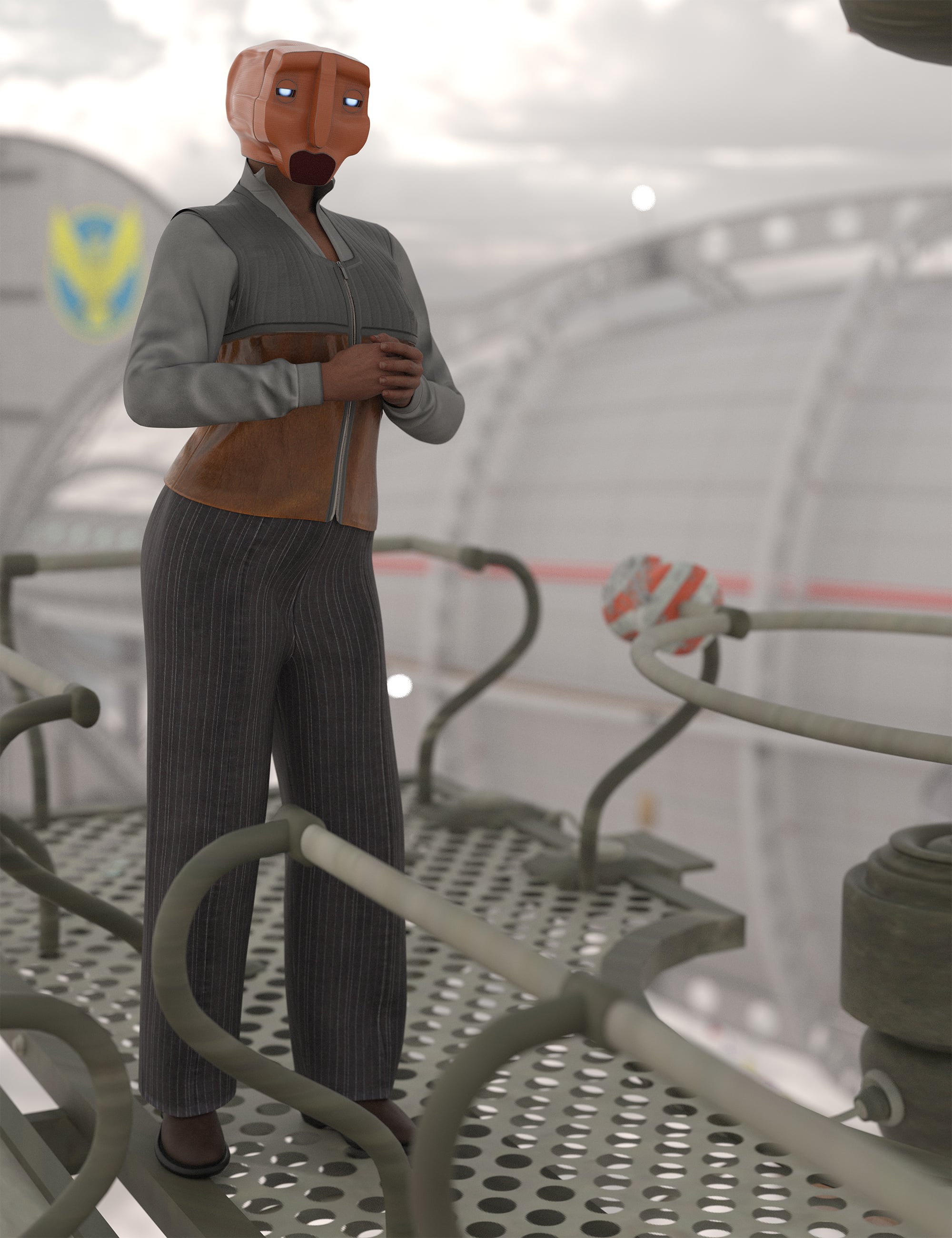 Oso Robot Worker for Genesis 9 | Daz 3D