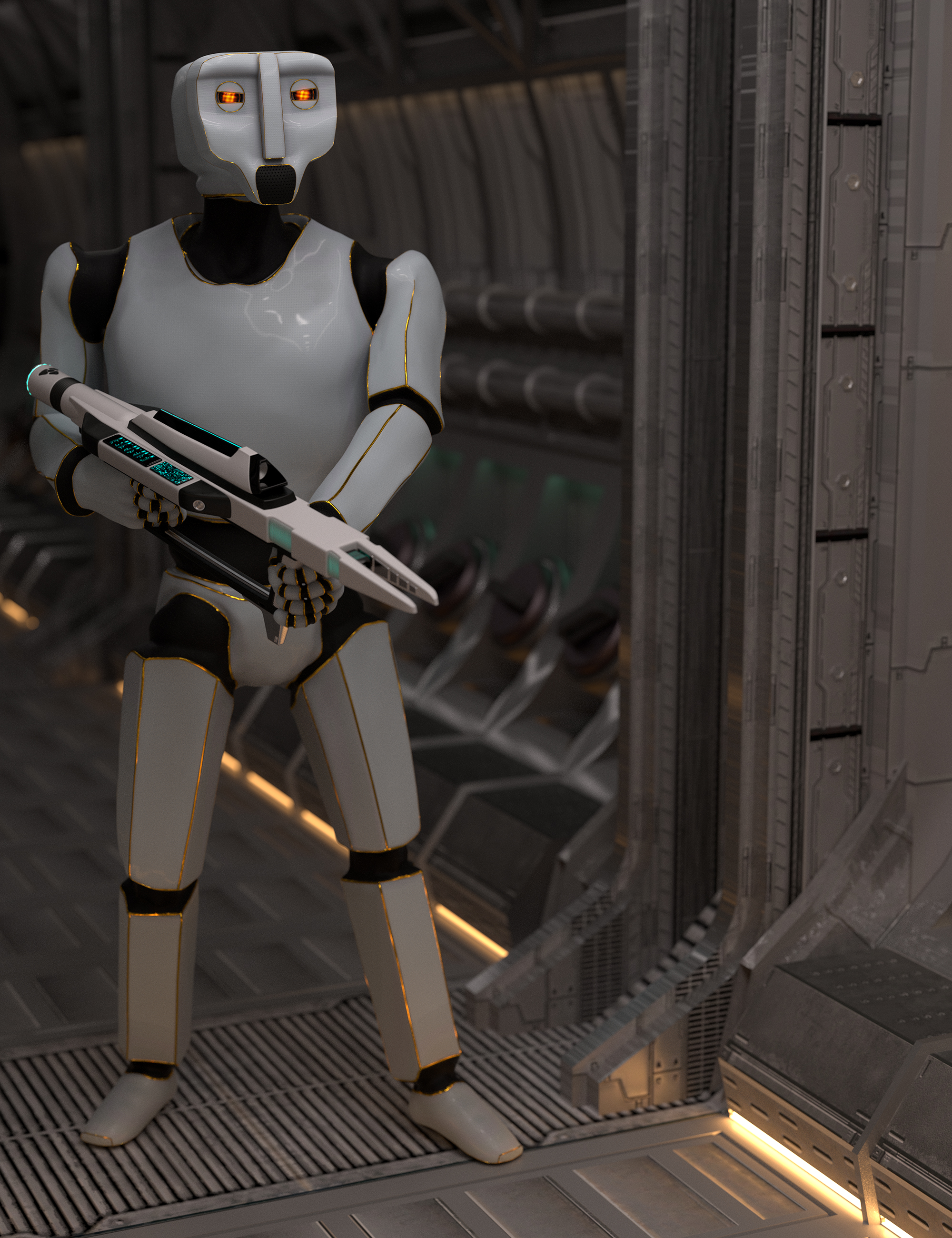 Oso Robot Worker for Genesis 9 | Daz 3D