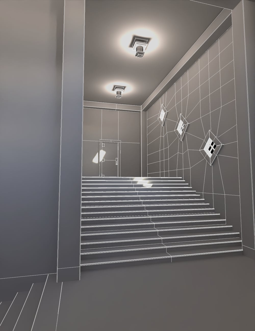 Staircase Vignette | Daz 3D