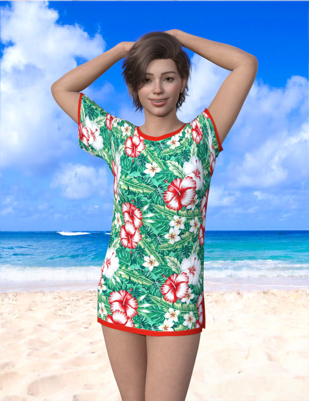 SIC Candy - a dForce Tee for Genesis 9 | Daz 3D