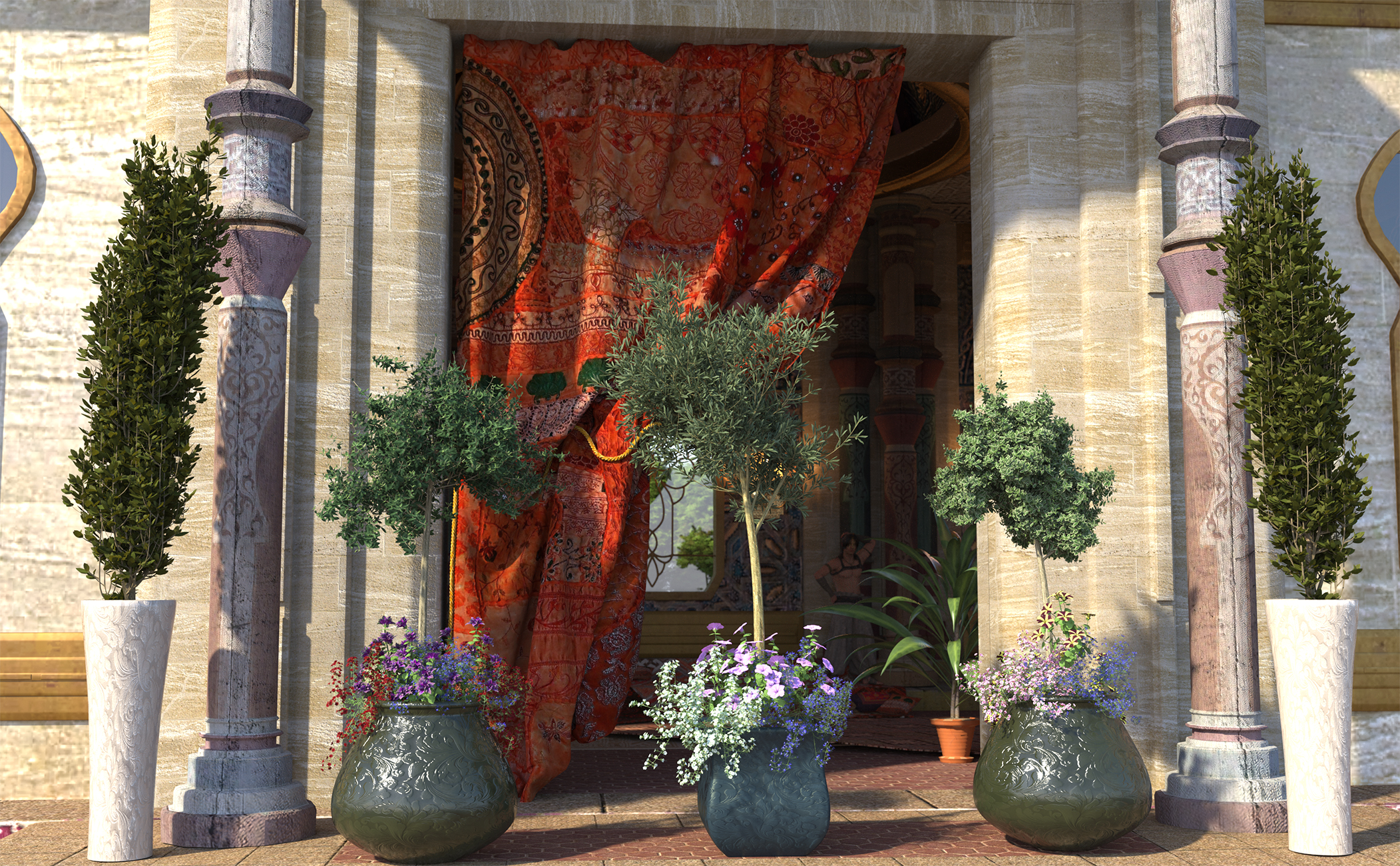 Garden Plants - Formal Trees | Daz 3D