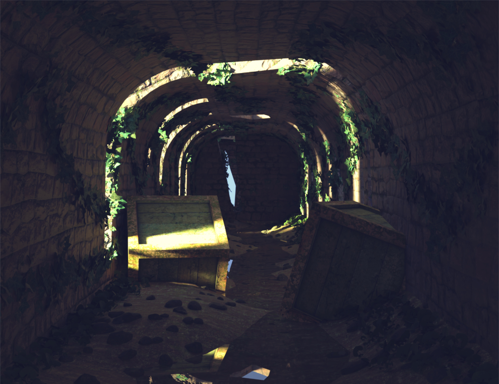 AP Stone Tunnel | Daz 3D