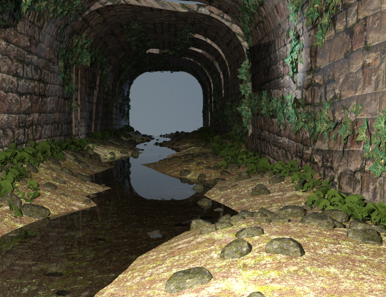 AP Stone Tunnel | Daz 3D