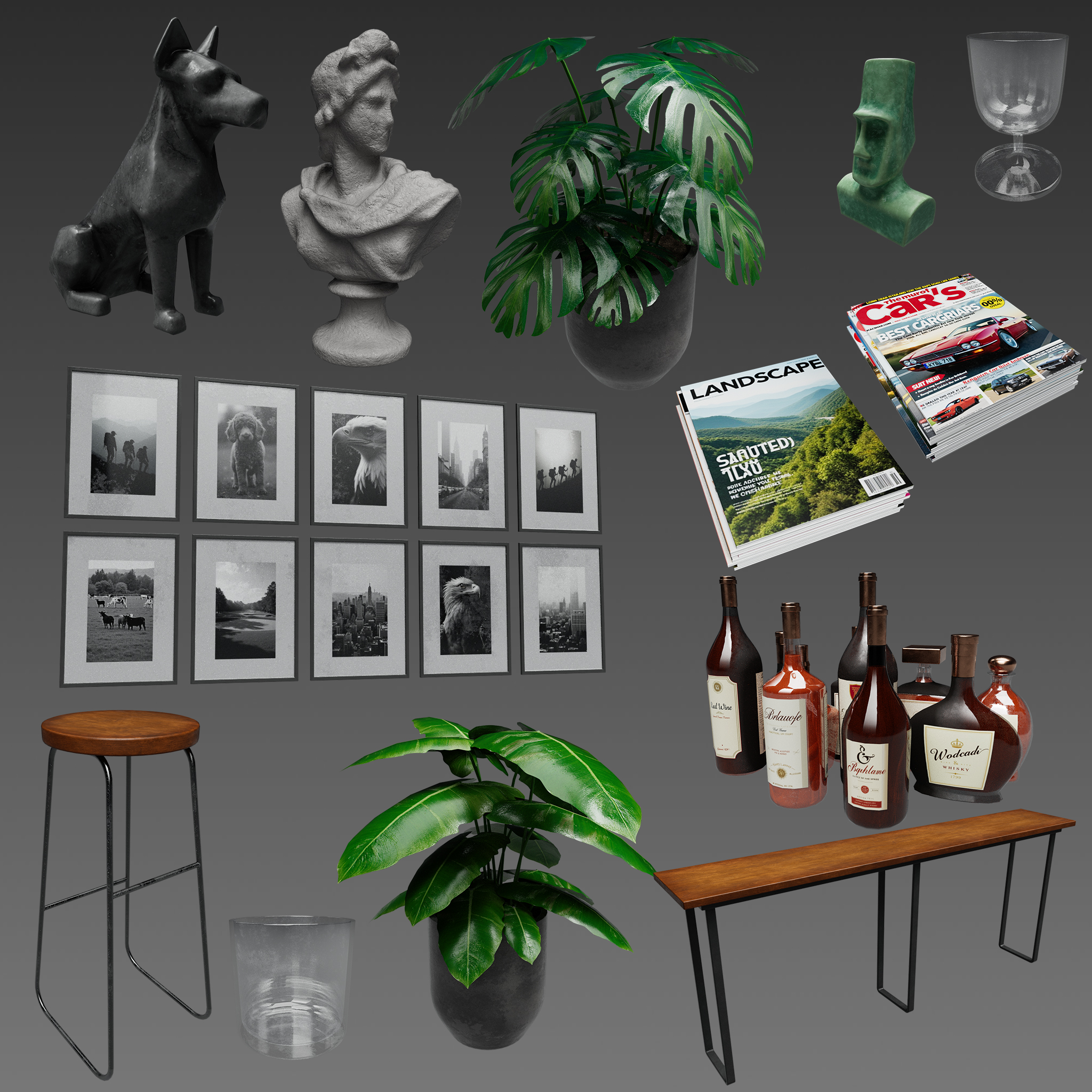 FG Luxury Basement Bundle | Daz 3D