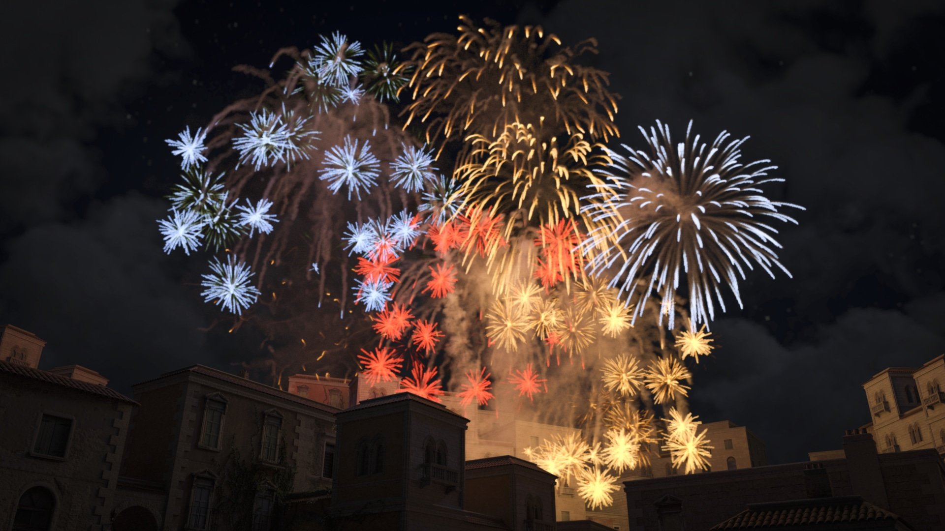 VDB Animate - Aerial Fireworks ⋆ Freebies Daz 3D