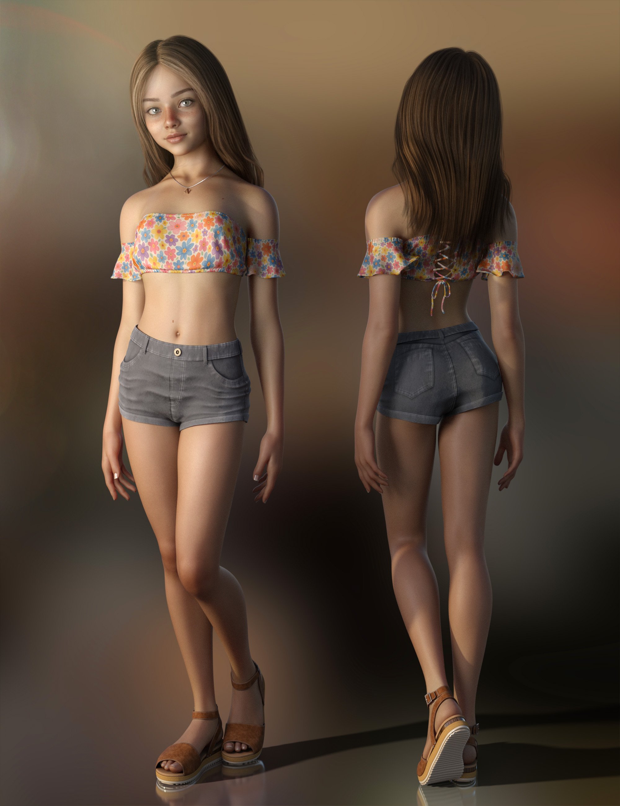 Nikki Female dForce Clothing and Accessories for Genesis 9 | Daz 3D