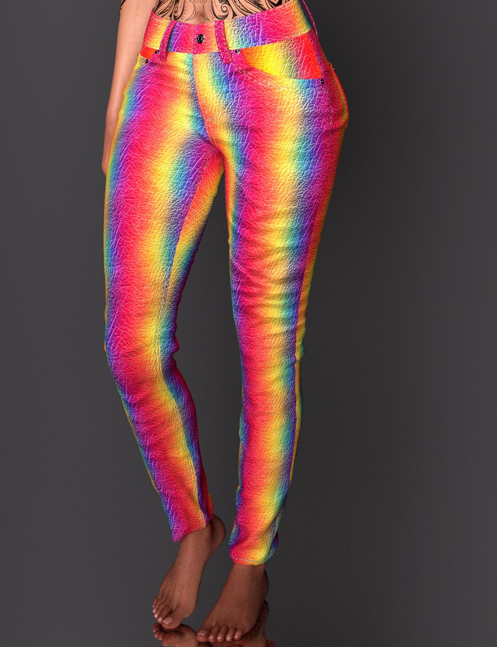 L3D Stylez Add-On Fashion Long Jeans | Daz 3D