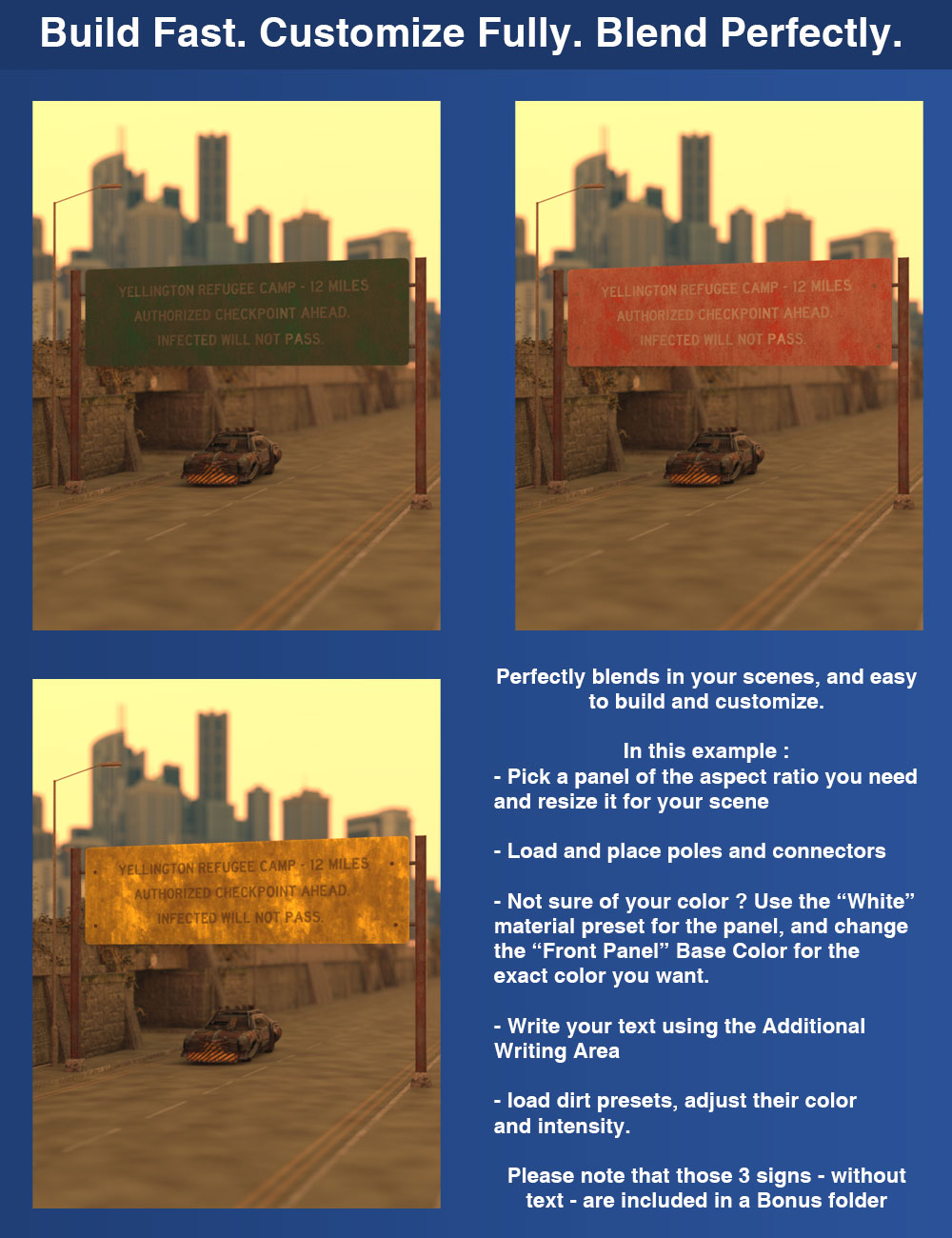 Wayfinder Sign Generator | Daz 3D