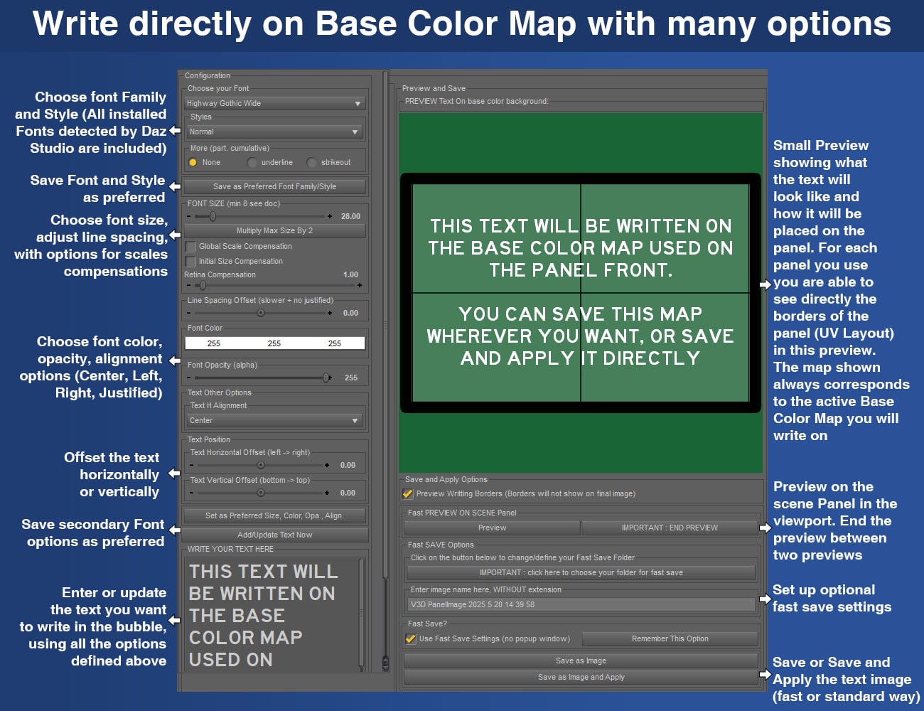 Wayfinder Sign Generator | Daz 3D