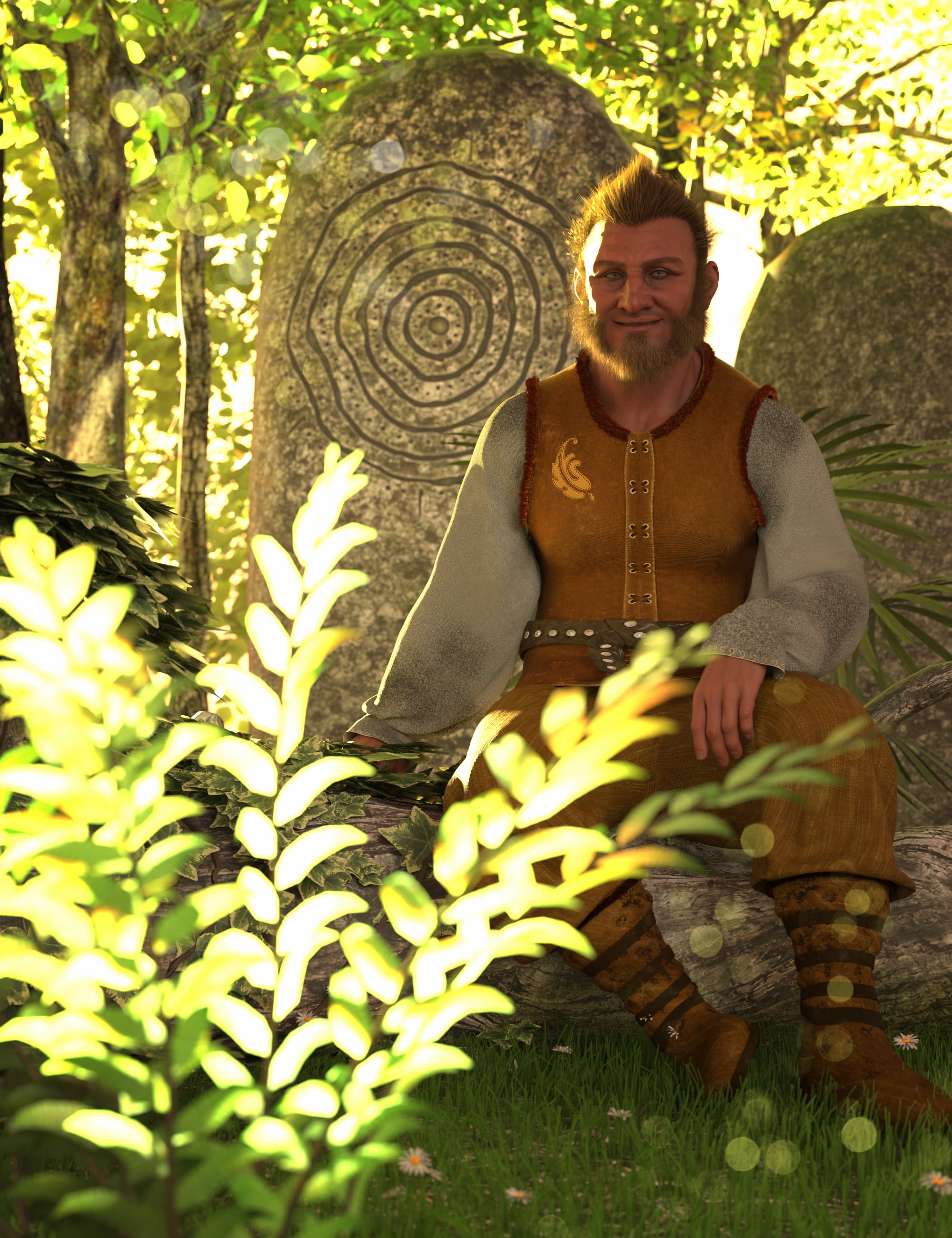 dForce Forest Walker Outfit for Genesis 9 | Daz 3D