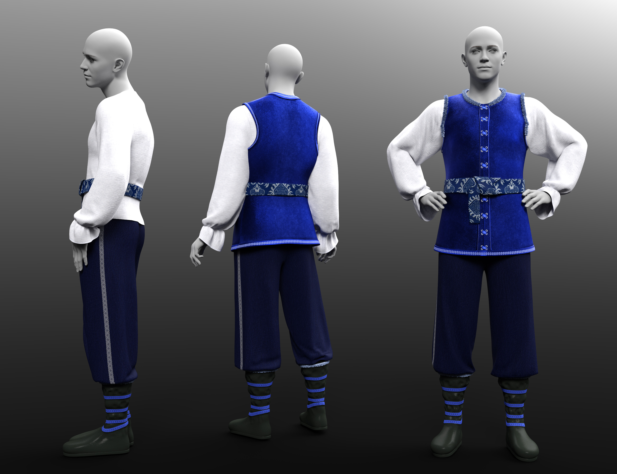 dForce Forest Walker Outfit for Genesis 9 | Daz 3D