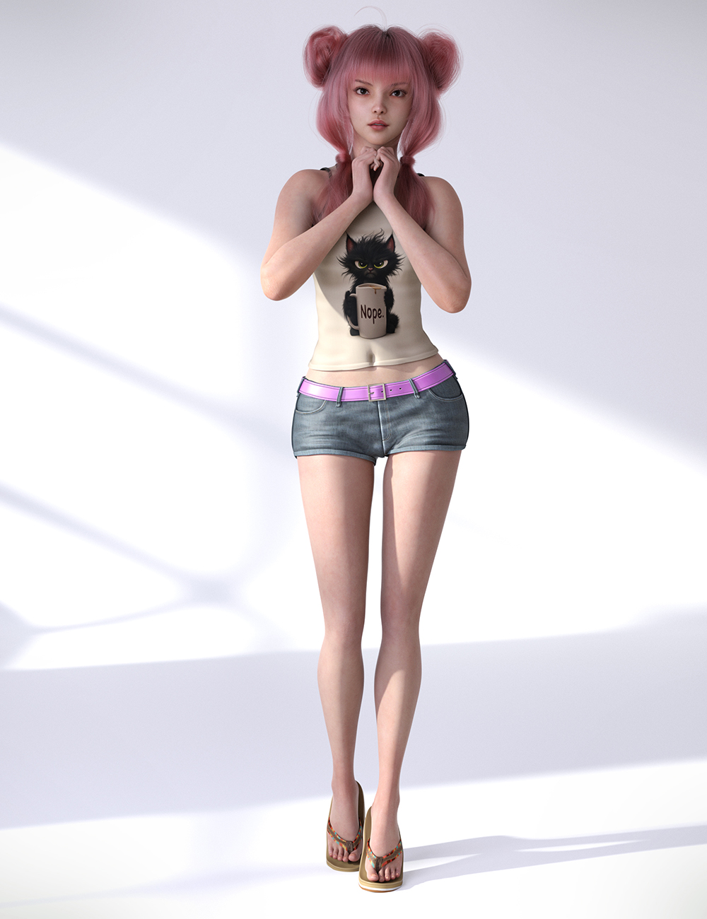dForce Ethie Hair and MB Ethie for Genesis 9 | Daz 3D
