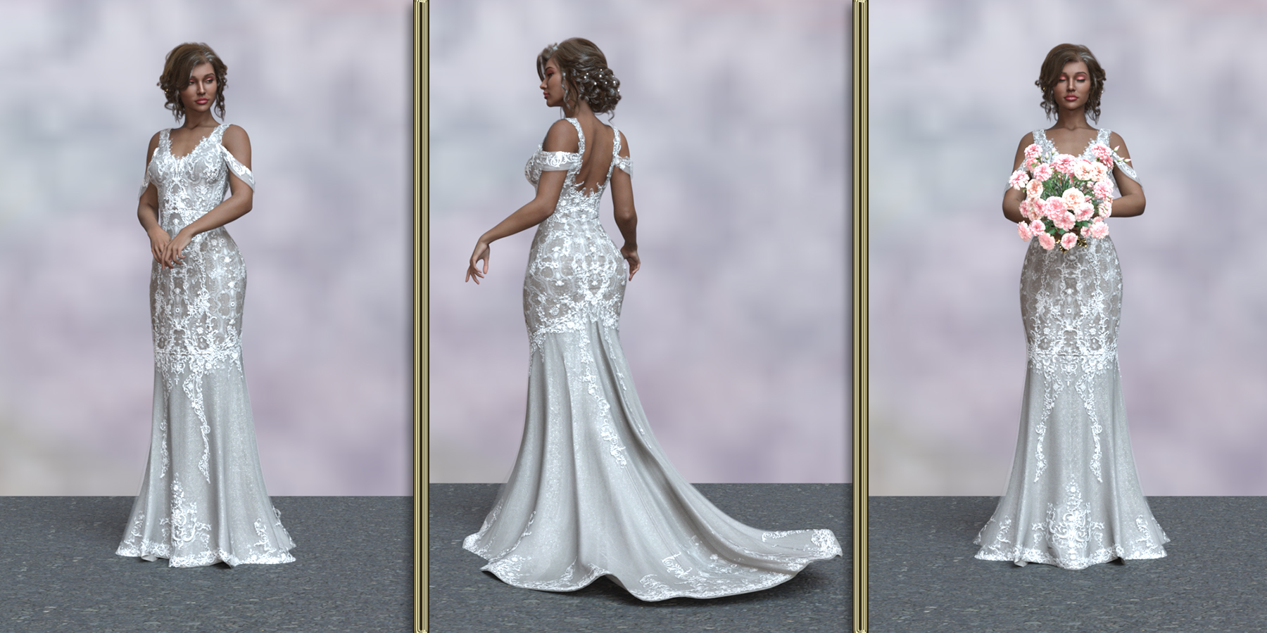 The Bride Poses for Brianna 9 | Daz 3D