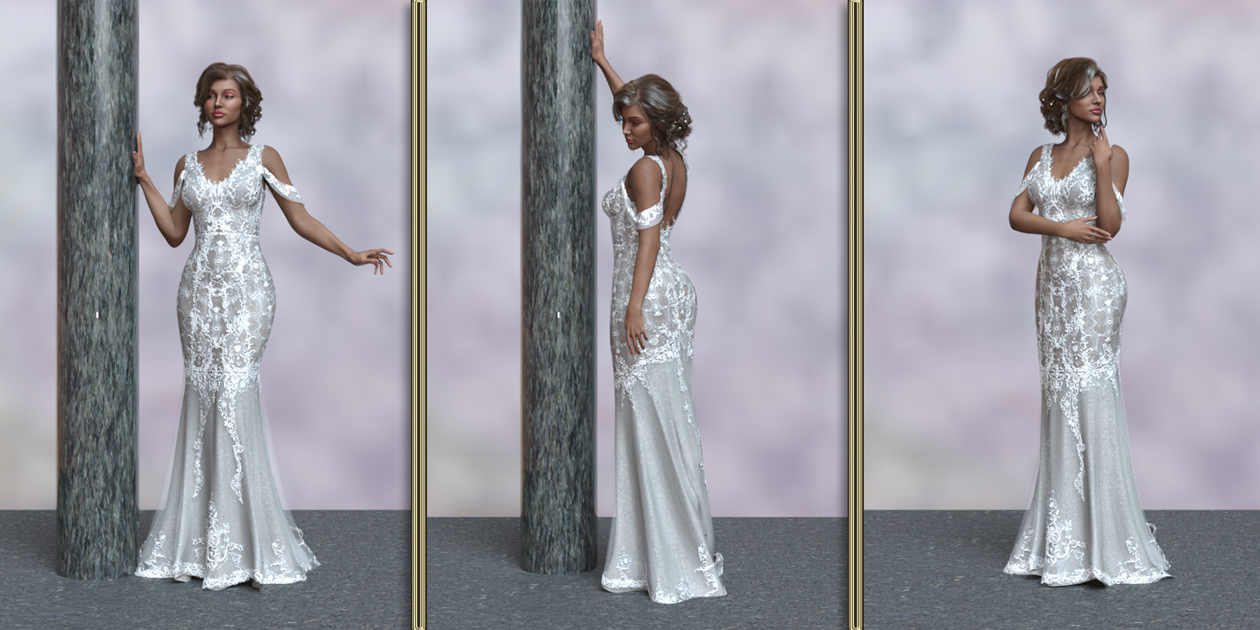 The Bride Poses for Brianna 9 | Daz 3D