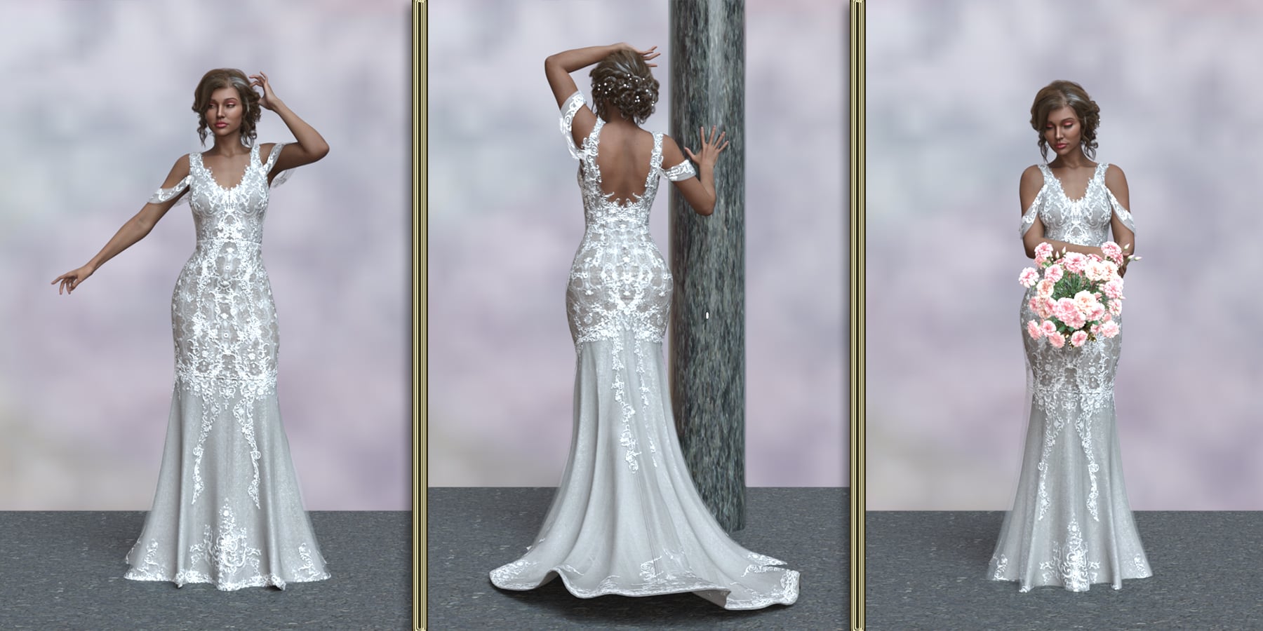 The Bride Poses for Brianna 9 | Daz 3D