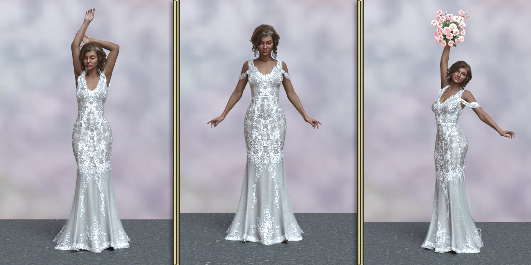The Bride Poses for Brianna 9 | Daz 3D