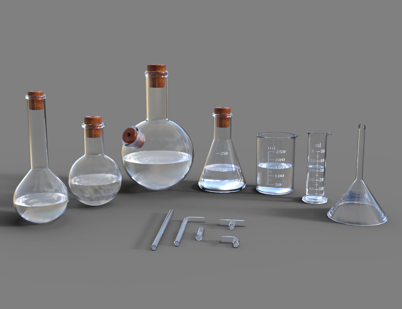 Victorian Chemistry Equipment | Daz 3D