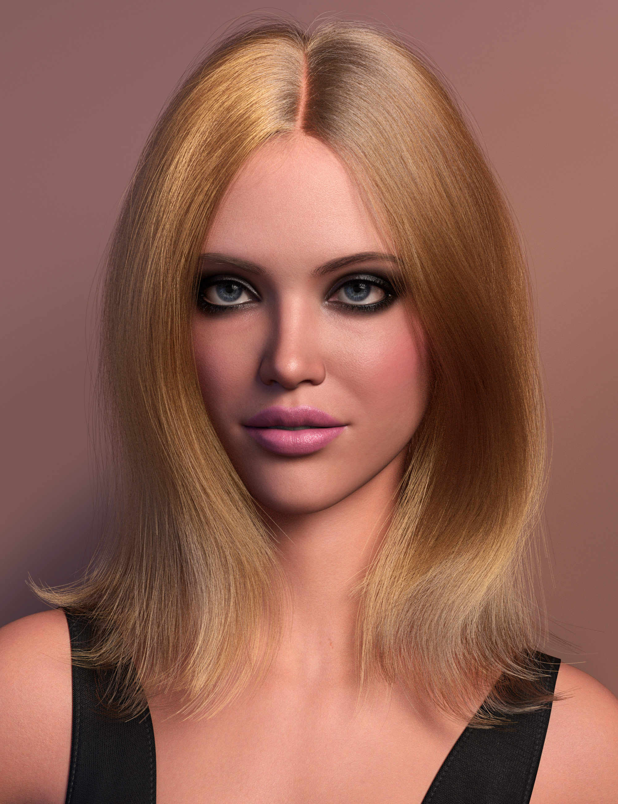 dForce Strand-Based Curvy Shoulder Length Hair Color Expansion ⋆ 3d-stuff Community