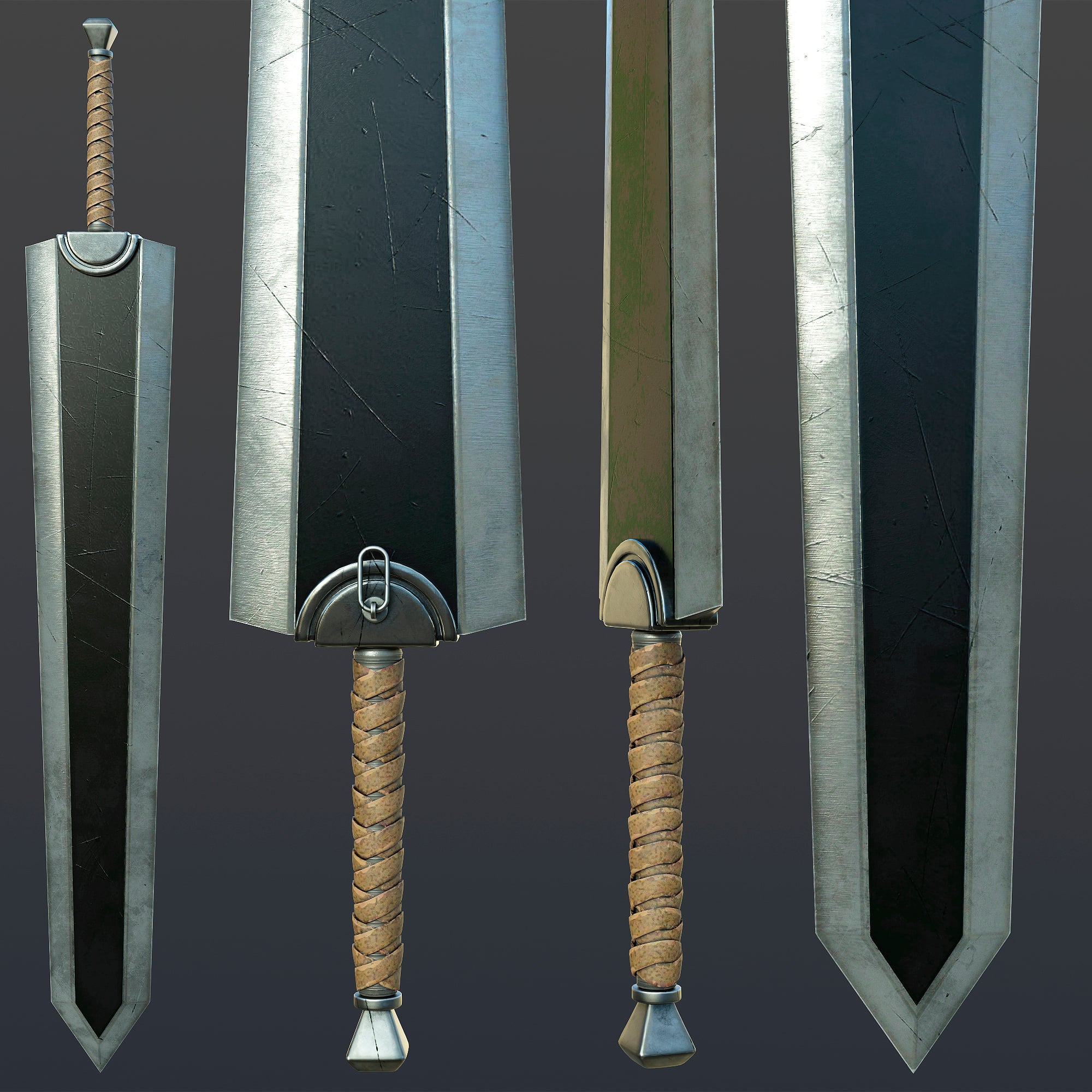 Fury Barbarian Weapons for Genesis 9 | Daz 3D