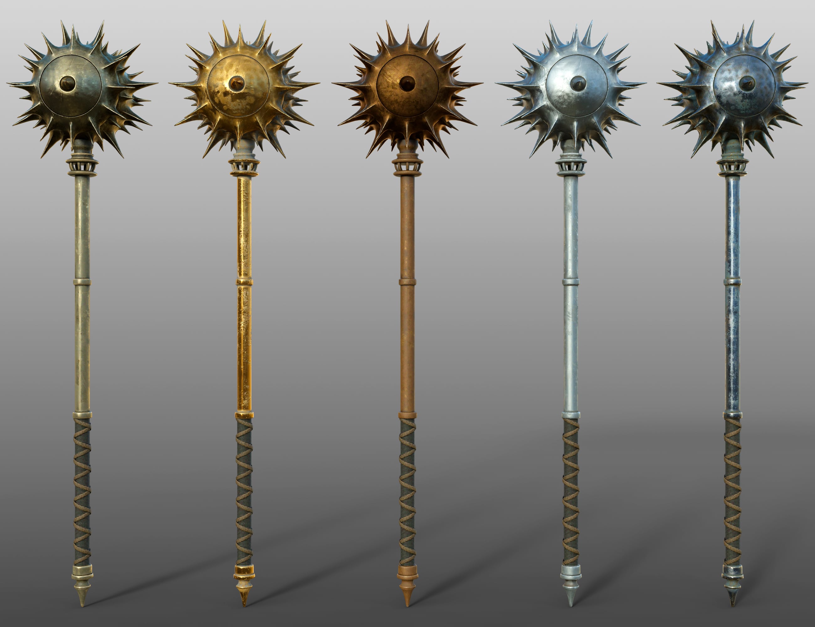 Fury Barbarian Weapon for Genesis 9 Texture Add-On | Daz 3D