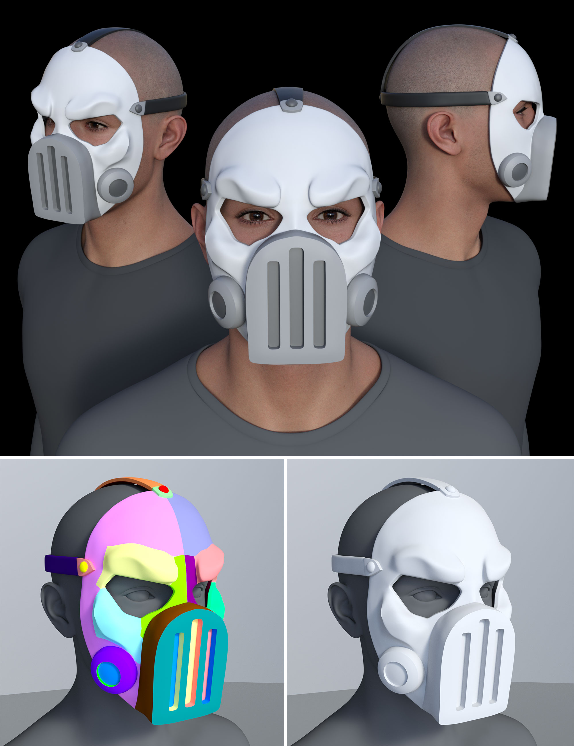Mask 019 MMKBProps | Daz 3D