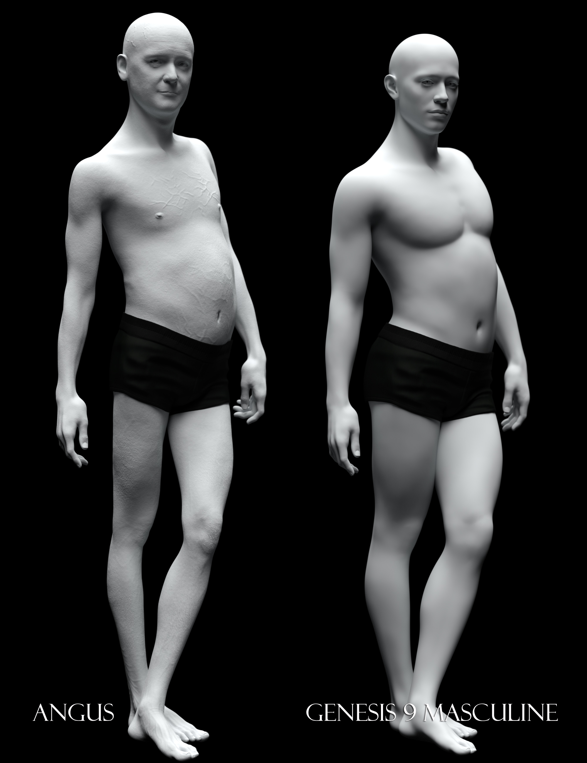 Phx Angus HD for Genesis 9 Masculine | Daz 3D