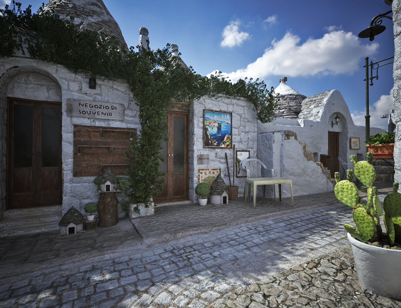 XI Town Of Italy | Daz 3D