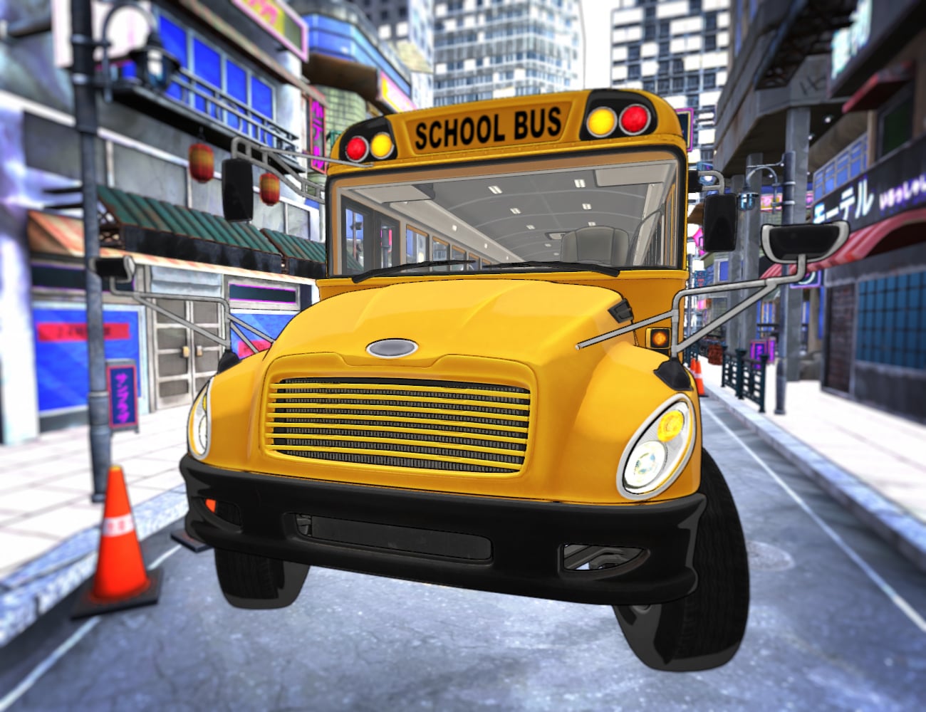 XI School Bus Toon Add-On | Daz 3D