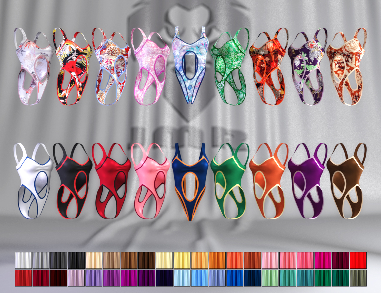 JMR dForce Luana Swimsuit for Genesis 8 Female | Daz 3D