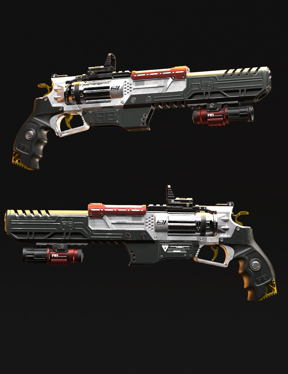 FN Rigged Gun Reaper R1 | Daz 3D