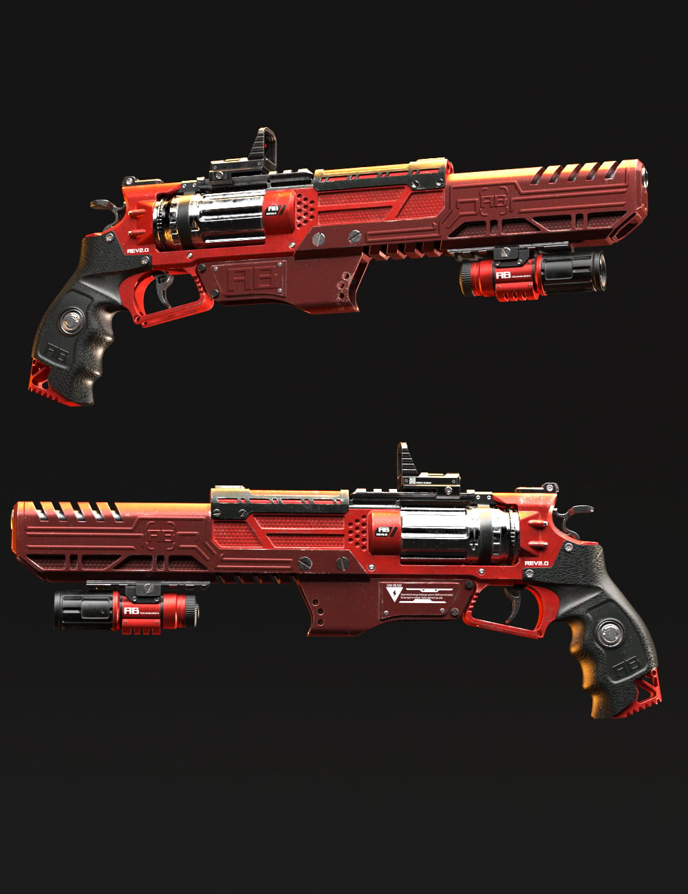 FN Rigged Gun Reaper R1 | Daz 3D