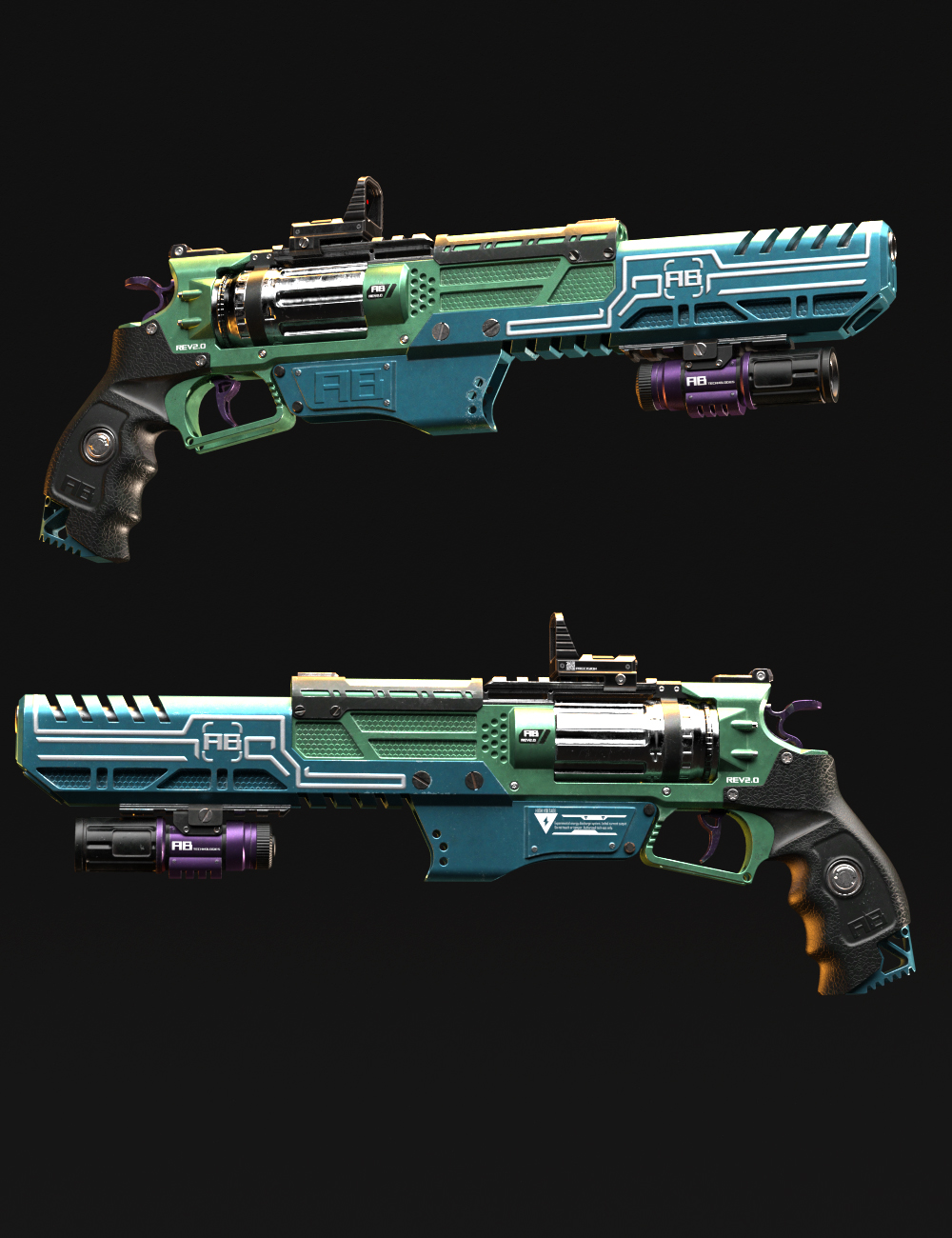 FN Rigged Gun Reaper R1 | Daz 3D