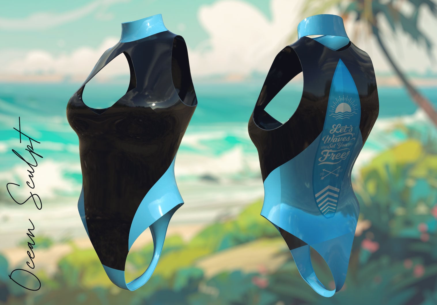 Summer Of Surf Outfit – The Ultimate Collection | Daz 3D