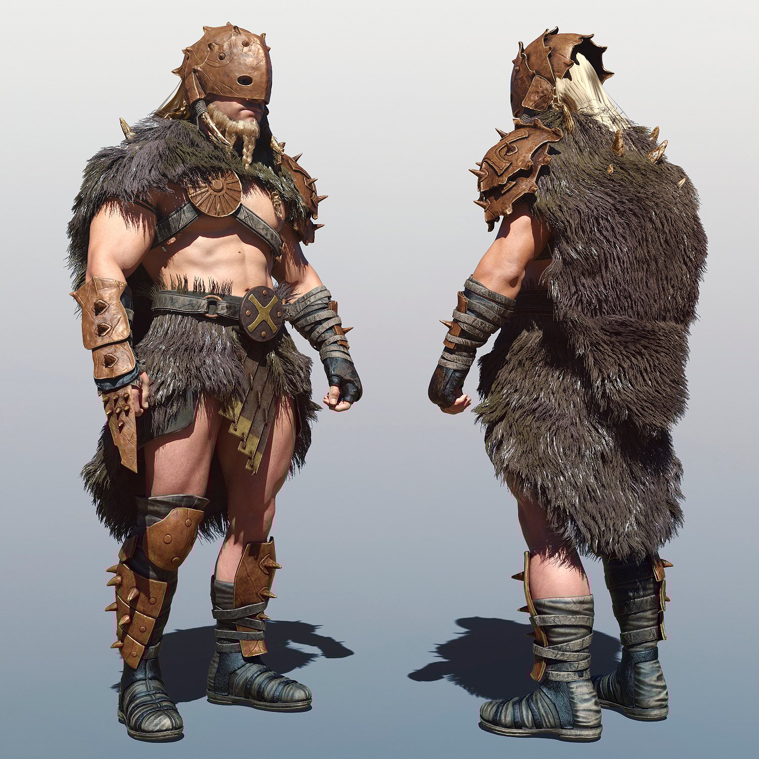 dForce Armor of Savage Fury for Genesis 9 Texture add-On | Daz 3D