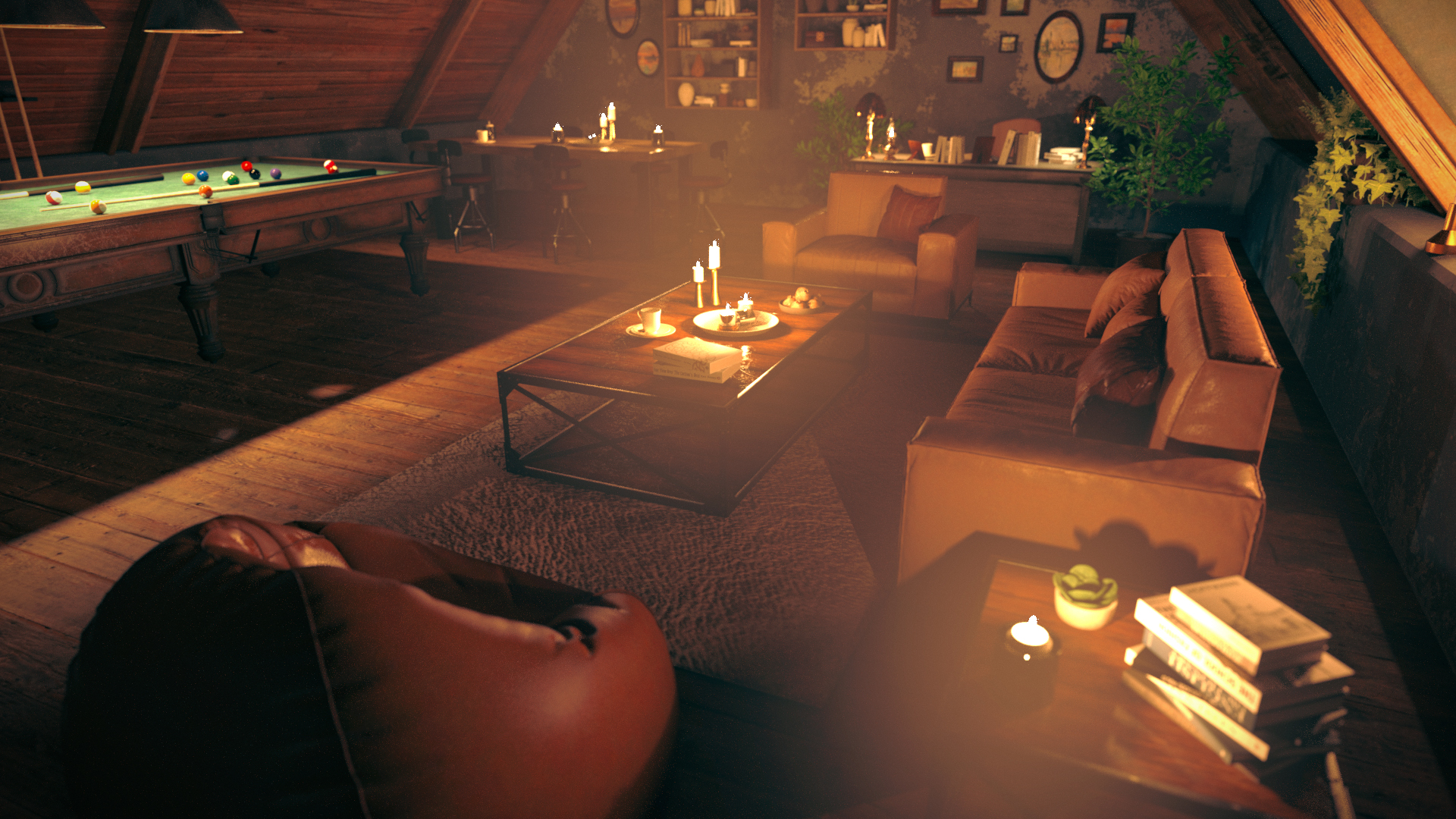 Polish Pool Room | Daz 3D