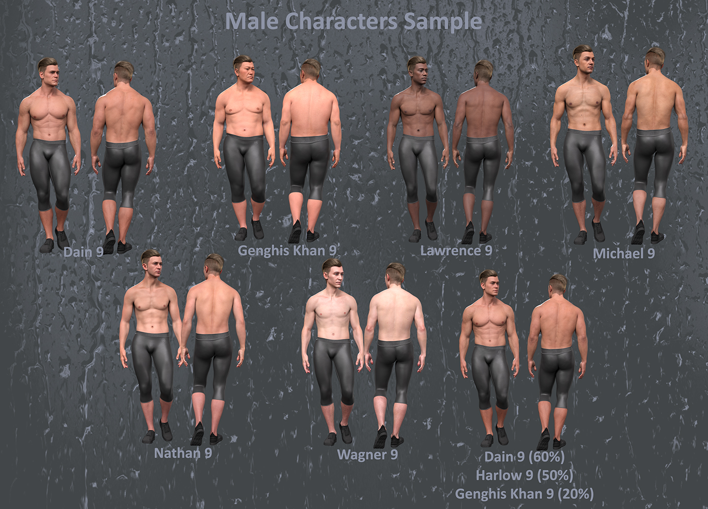 MD Olympus Fitness Outfit for Genesis 9 | Daz 3D