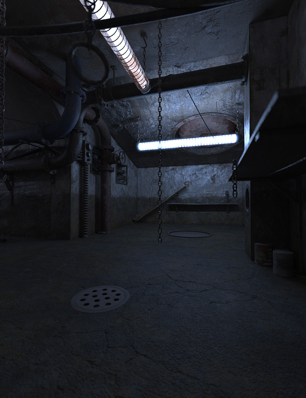 Creepy Basement | Daz 3D
